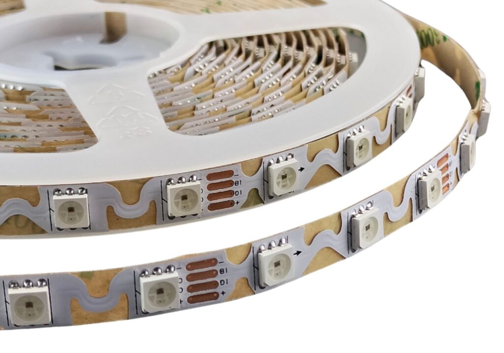 CINTA LED 5050 ZIG ZAG PIXEL 60L 12V 8mm - Fervicom Productos LED ...