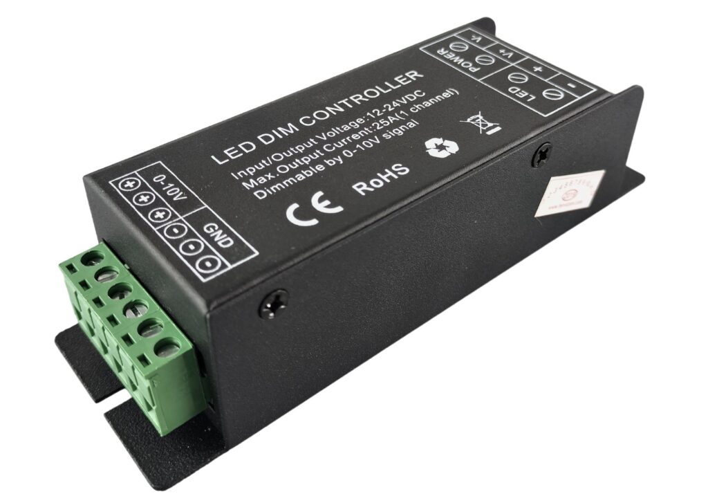 CONTROLADOR DIMMER 0-10V 25A 1 CANAL 12/24V - Fervicom Productos LED ...