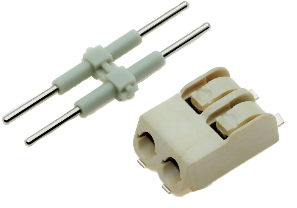 CONECTOR Y POSTE 2 PINES - Fervicom Productos LED Bogotá - Fuentes ...