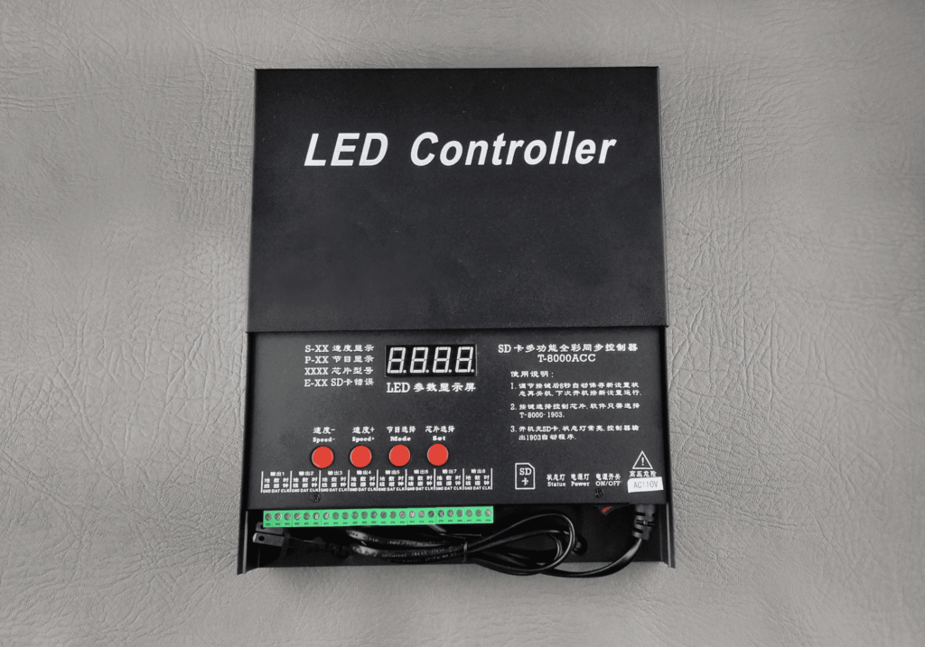 CONTROLADOR PIXEL T8000AC - Fervicom Productos LED Bogotá - Fuentes ...